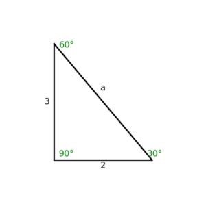 Trójkąt 30 60 90